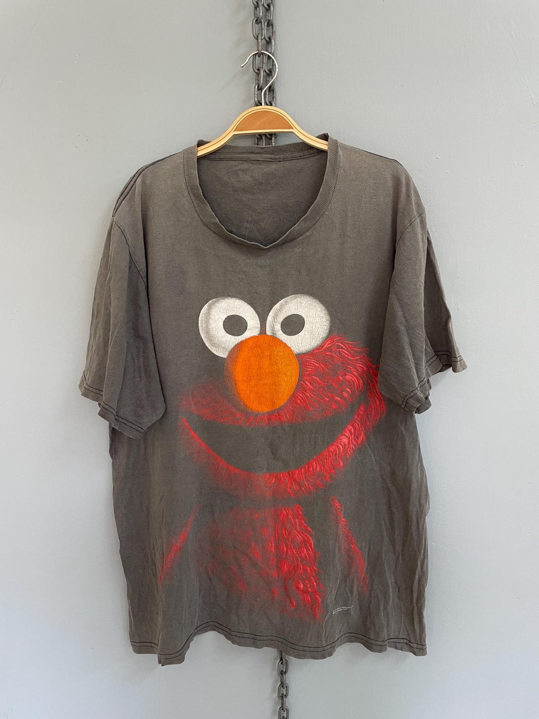 Vintage ELMO Sesame Street Sun Faded T Shirt - Etsy UK