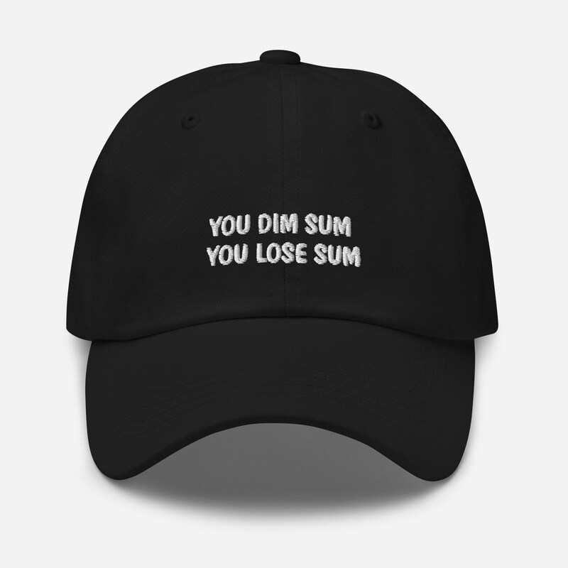 Dim Sum Embroidered Hats - Etsy