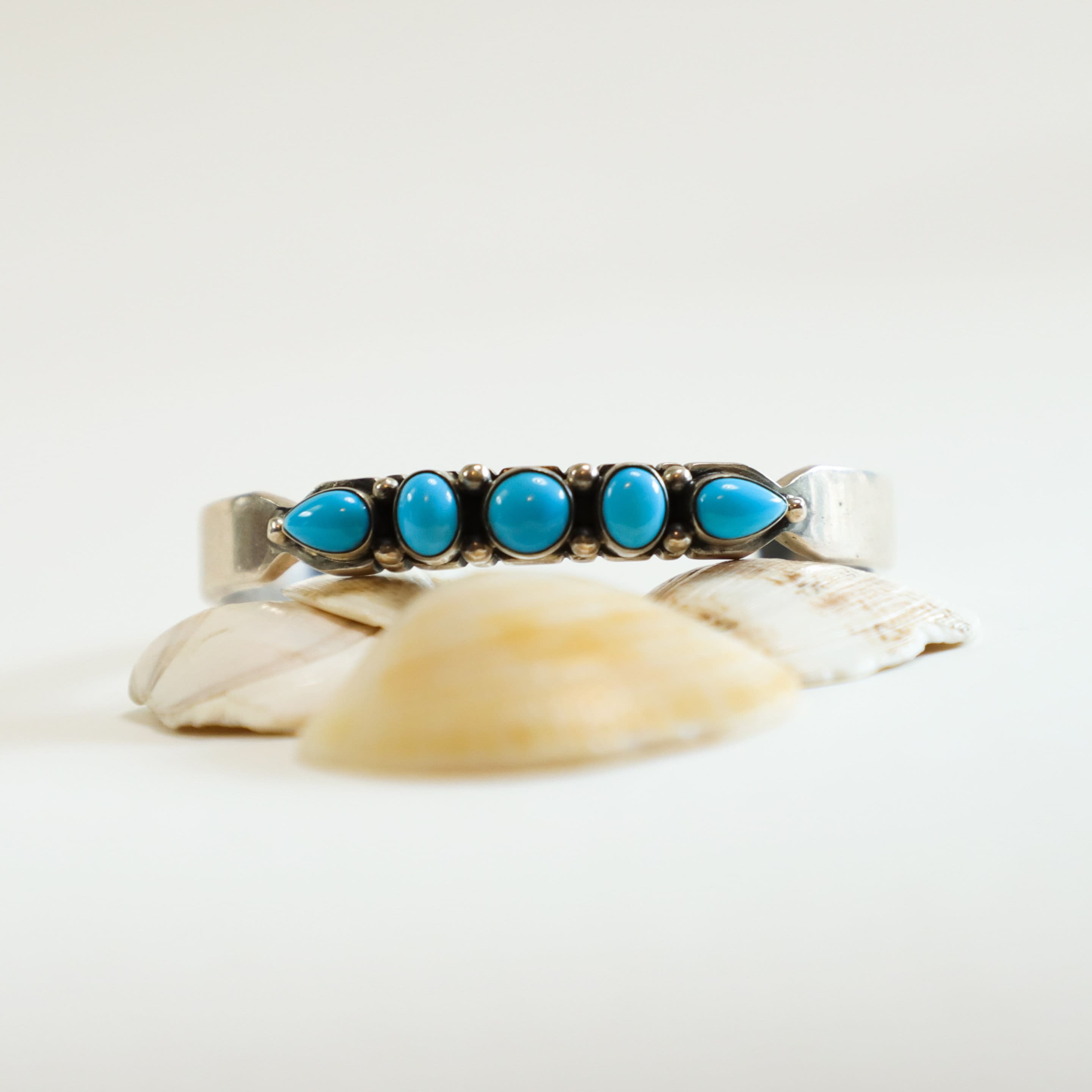 Vintage Ray Bennett Sleeping Beauty Turquoise and Silver Bracelet ...