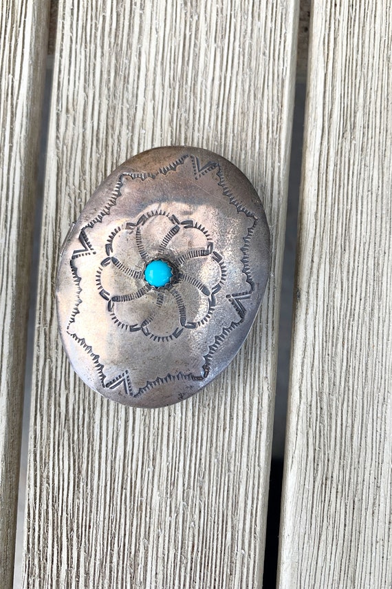 Vintage navajo turquoise hand - Gem