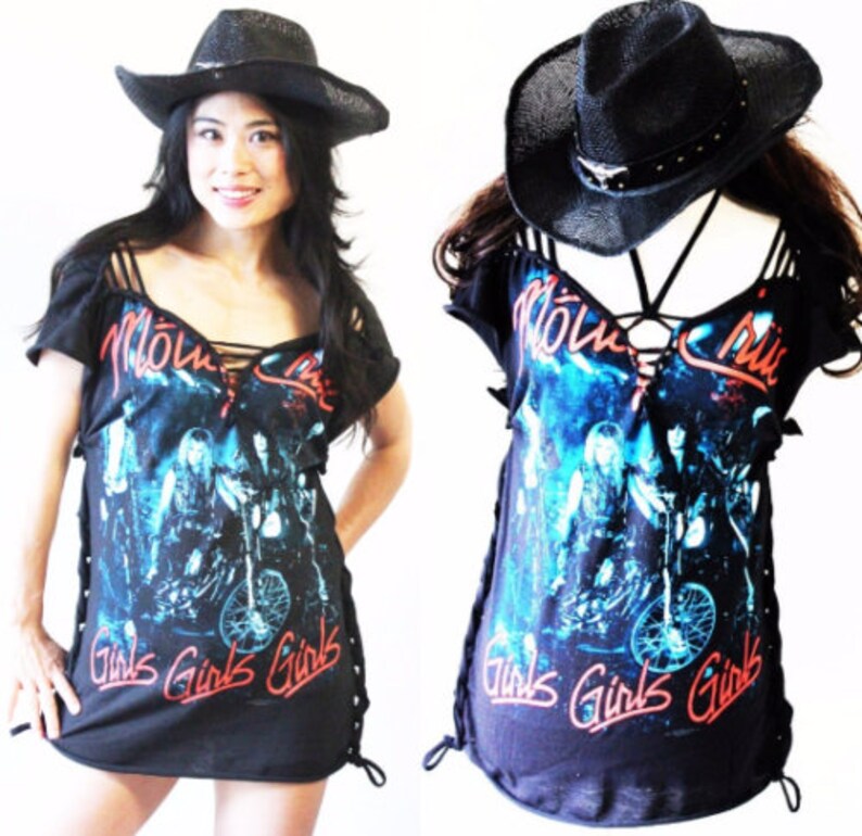 Motley Crue Super Sexy Shredded Band Shirts Dress XS-2XL BLACK - Etsy