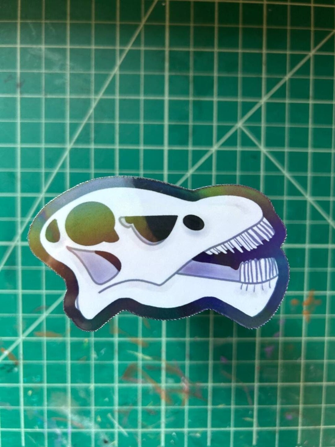 Diplodocus Holographic Sticker - Etsy