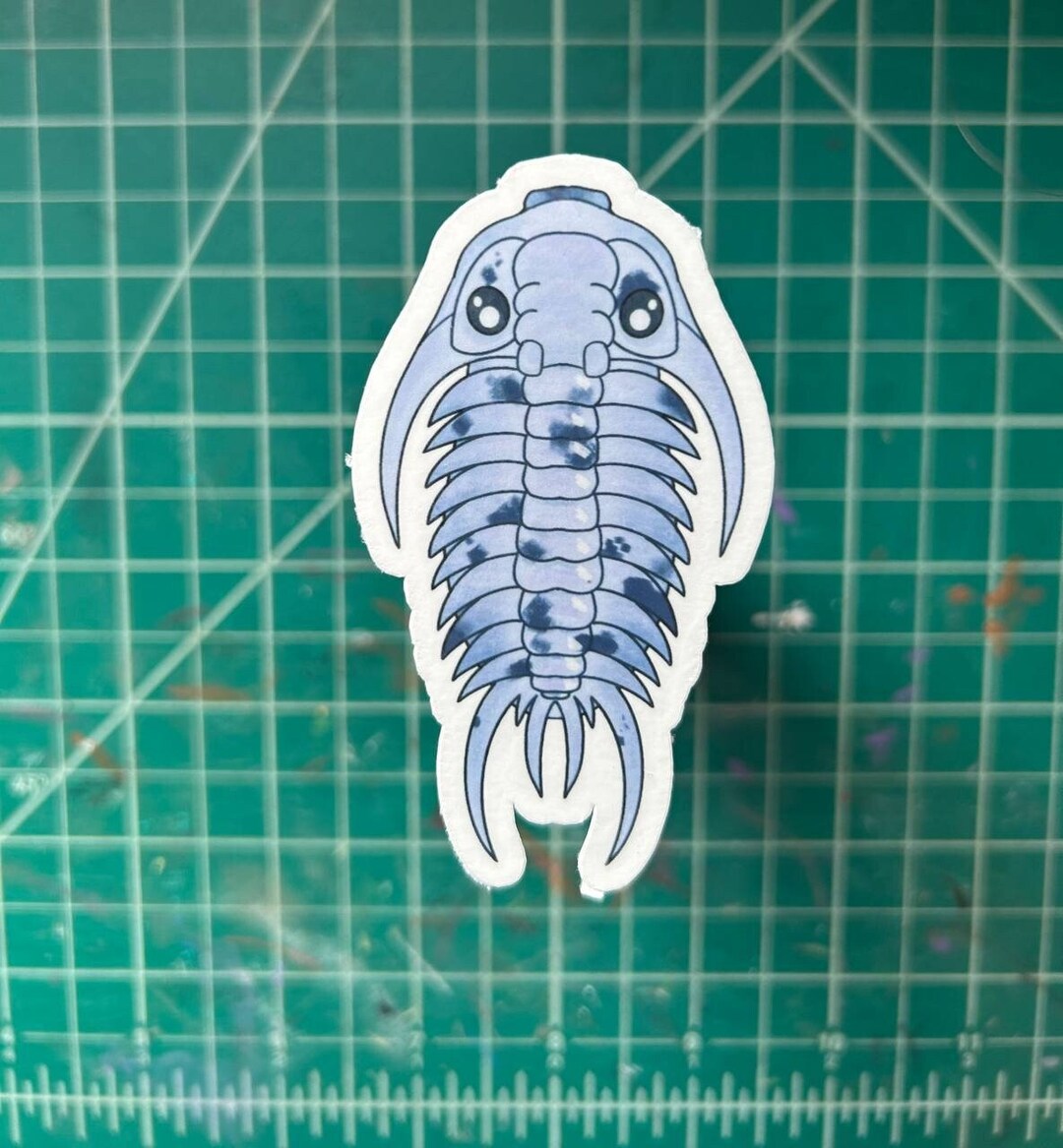 Trilobite Sticker | Paleontologist Sticker | Gift for Paleontologist ...