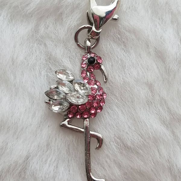 Pink Flamingo Charm - Etsy
