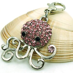 Octopus Charm Octopus Jewelry Octopus Pendant Octopus Collector Marine ...