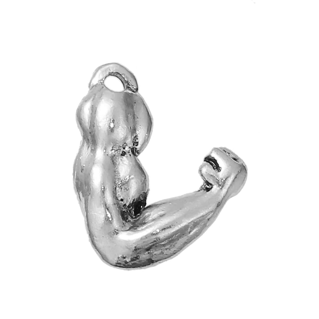 Ripped Bicep Charm Weight Lifting Charm Weight Lifting - Etsy