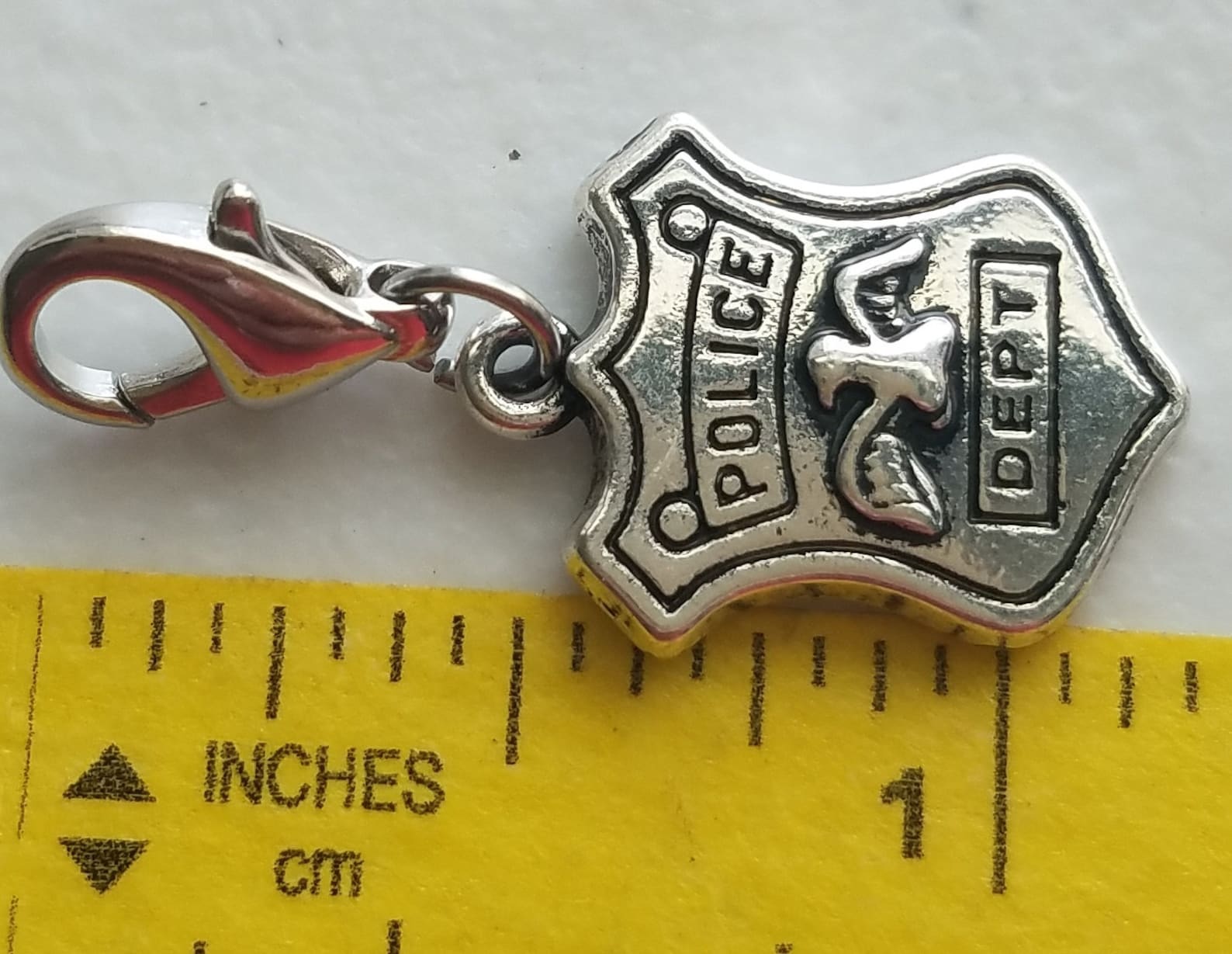 Police Badge Charm Law Enforcement Charm Police Jewelry - Etsy
