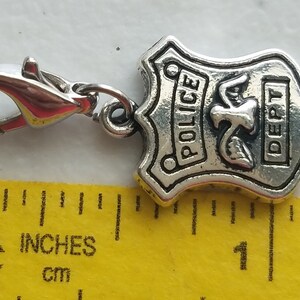 Police Badge Charm Law Enforcement Charm Police Jewelry Law Enforcement ...