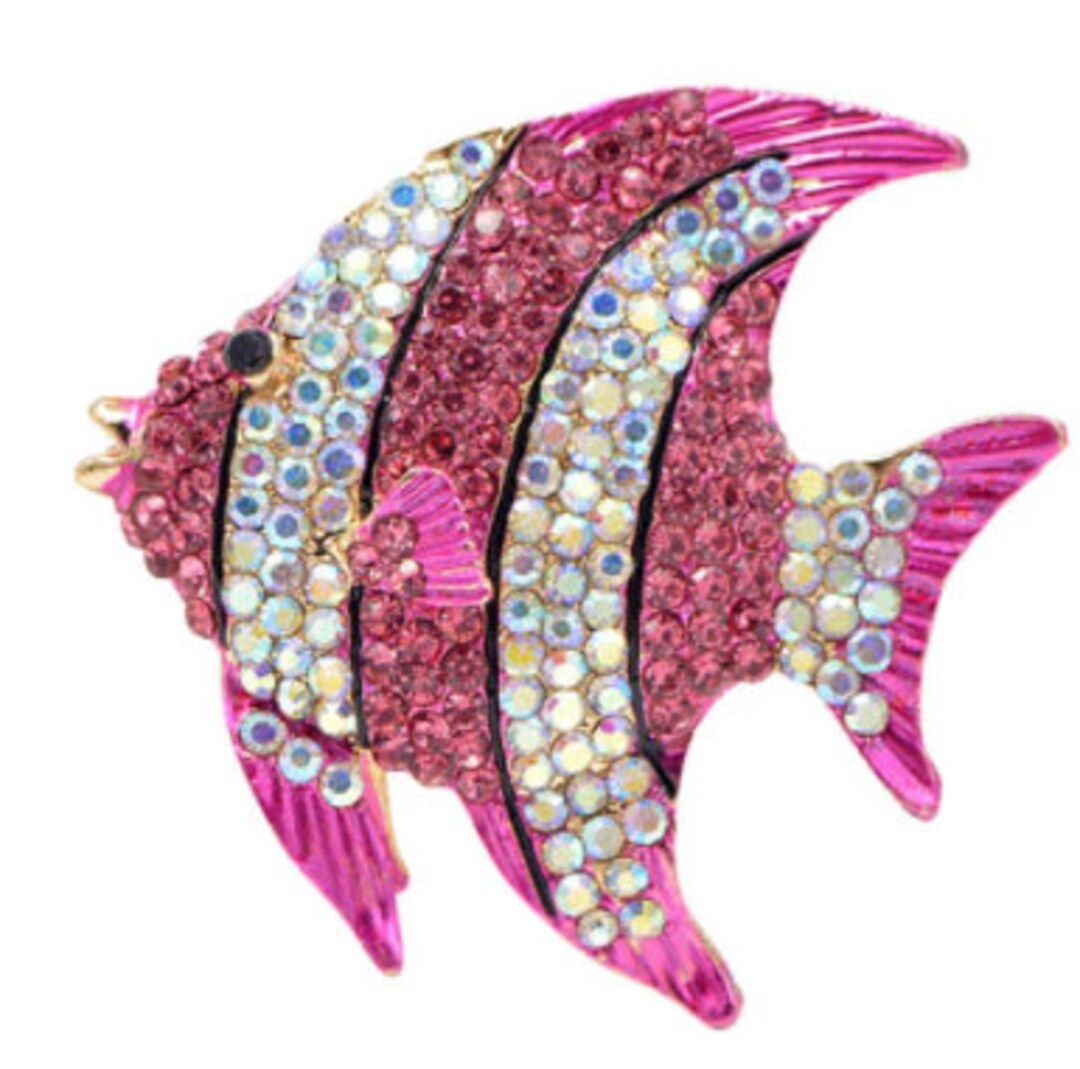 Tropical Fish Brooch Angel Fish Brooch Angel Fish Jewelry Gift for Fish ...