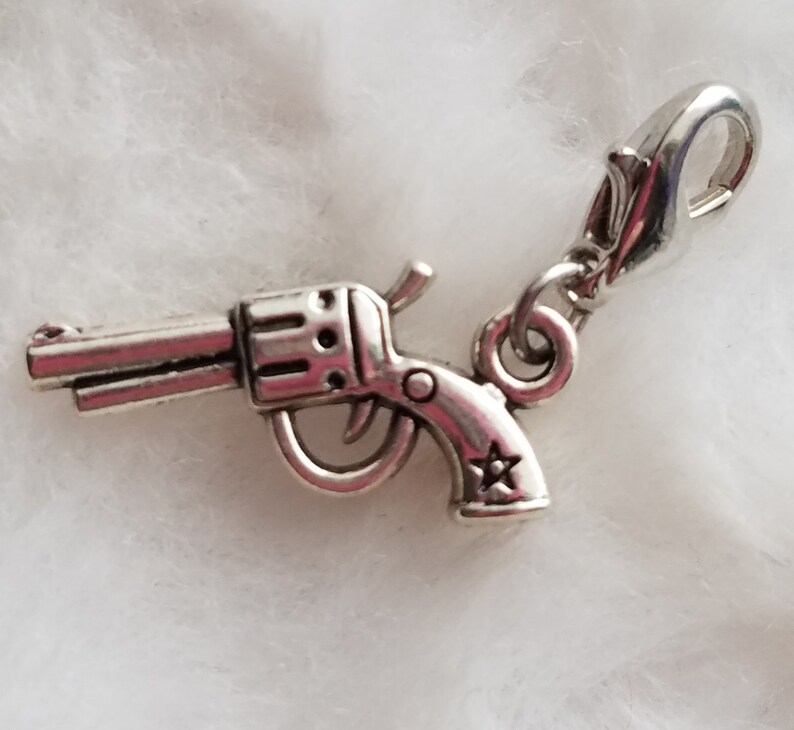 Star Pistol Charm Star Handgun Charm Weapon Charm Gun - Etsy