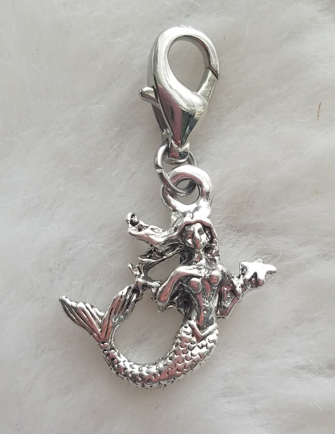 Mermaid Charm Mermaid Jewelry Mermaid Pendant Gift for - Etsy