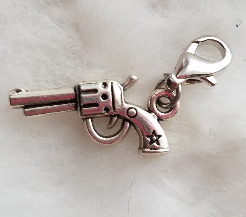Star Pistol Charm Star Handgun Charm Weapon Charm Gun - Etsy