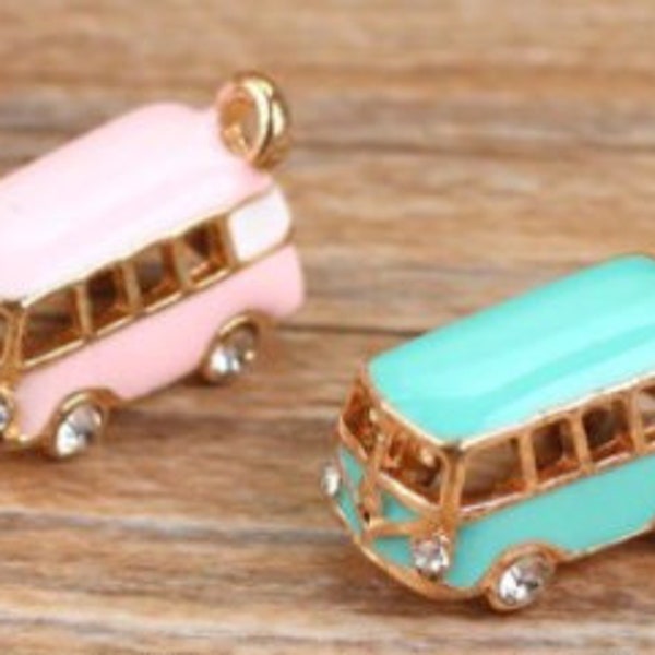 School Bus Charm - Etsy