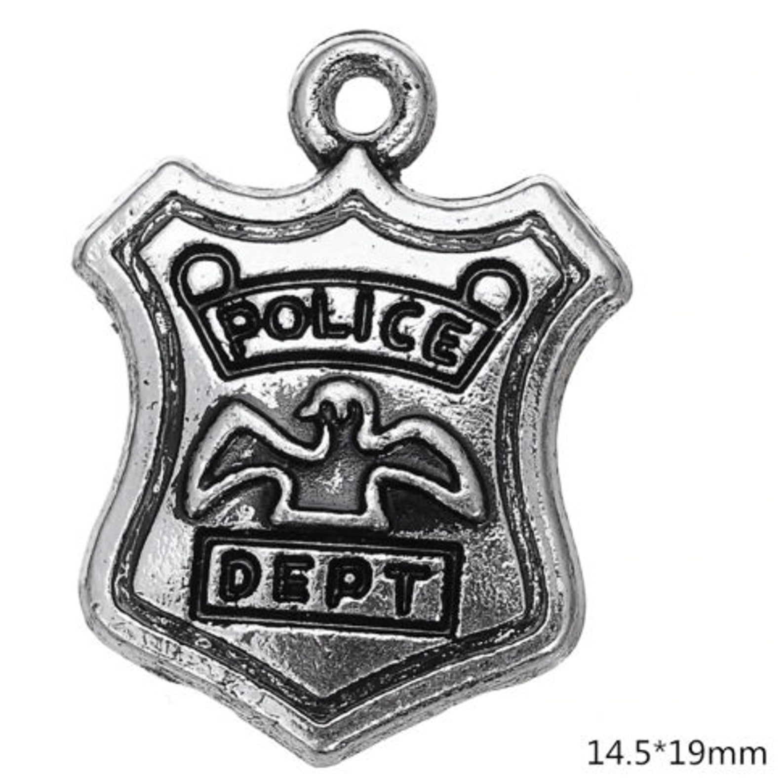 Police Badge Charm Law Enforcement Charm Police Jewelry - Etsy