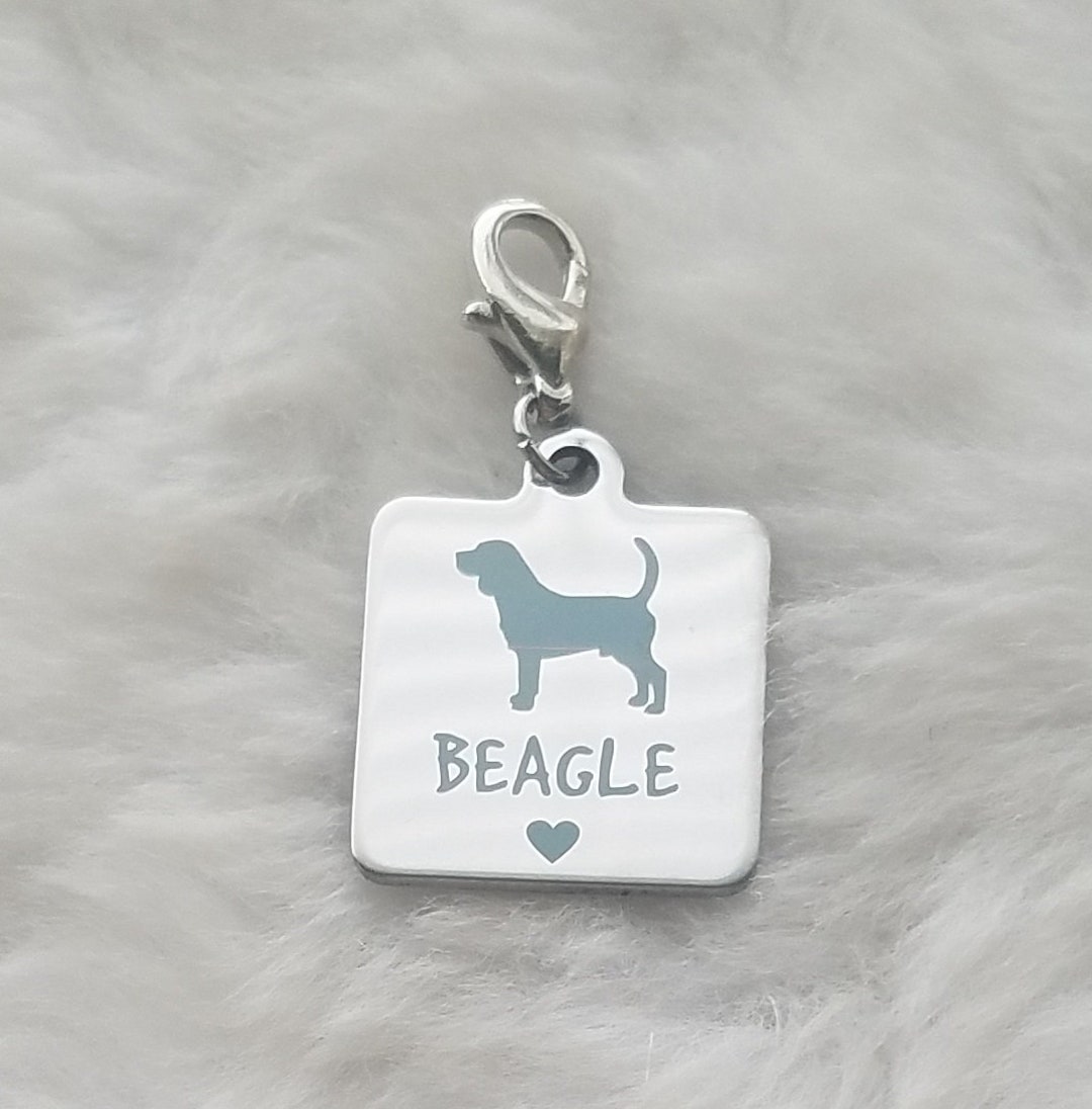 Beagle Love Charm Beagle Jewelry Beagle Mom Gift Beagle - Etsy