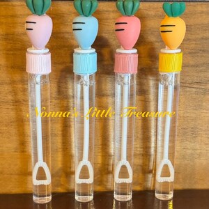 12 Easter Carrot Bubble Wand Favors,easter Bunny Bubble Favor,peter ...