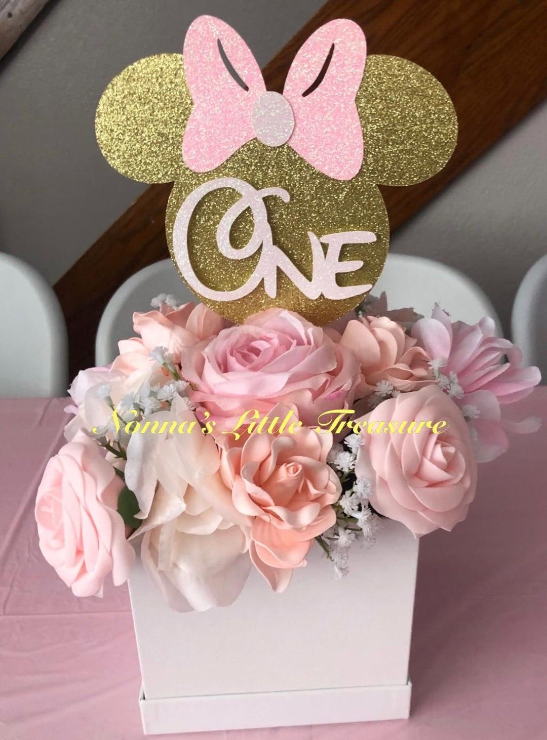 Minnie Mouse Centerpiece Pick,minnie Mouse Cake Topper,minnie Mouse ...