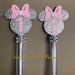 12 Minnie Mouse Bubble Wands,minnie Mouse Bubbles,minnie Mouse Mini ...