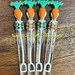 12 Easter Carrot Bubble Wand Favors,easter Bunny Bubble Favor,lovely ...