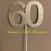 60th Birthday Cake Topper,60th Cake Topper,sixty Cake Topper,60th ...