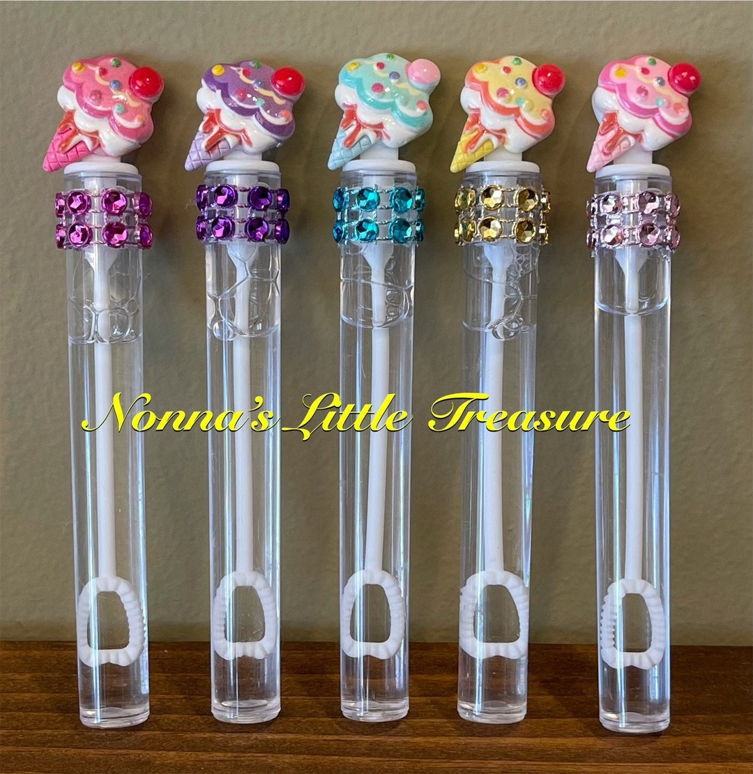 Ice Cream Bubble Wands, Party Favors - Etsy