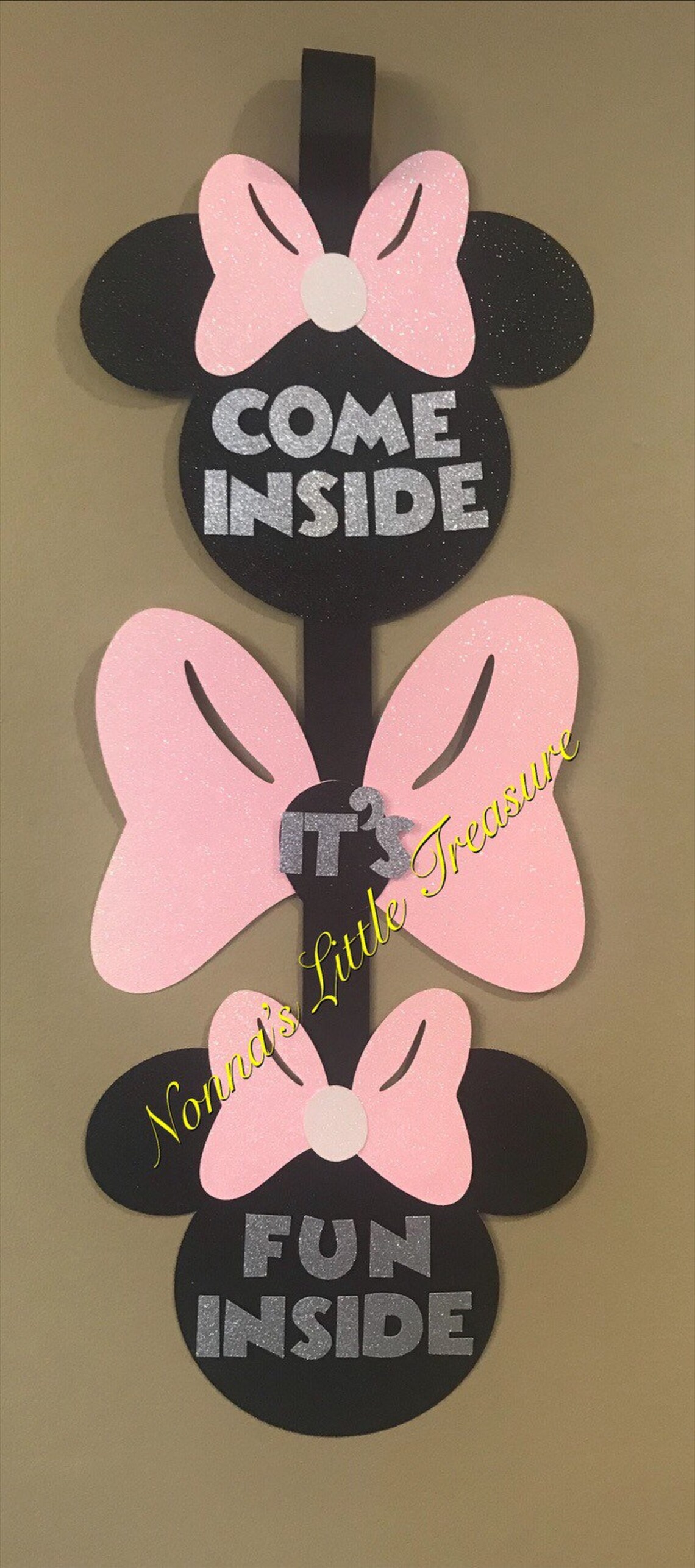 Minnie Mouse Door Sign,minnie Mouse Birthday,minnie Mouse,first ...