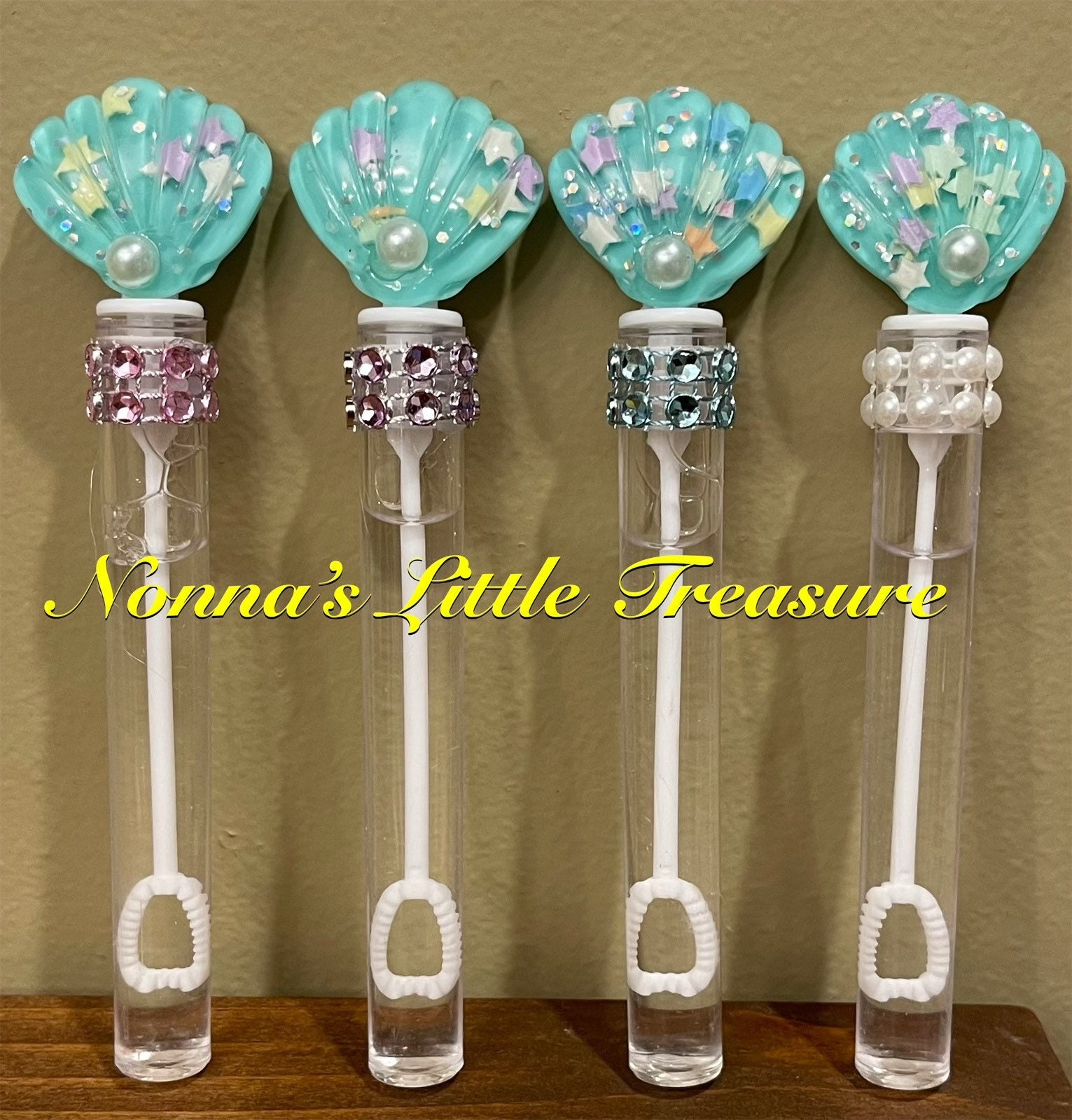 12 Mermaid Bubble Favorsseashell Party Bubble Favor - Etsy