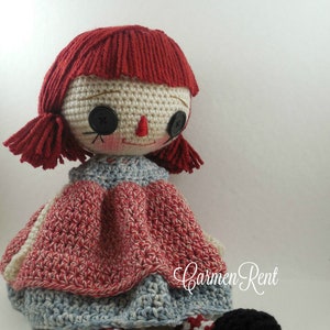Raggedy Ann - Amigurumi Doll Crochet Pattern PDF - Etsy