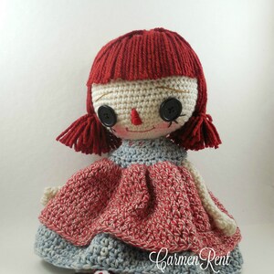 Raggedy Ann - Amigurumi Doll Crochet Pattern PDF - Etsy