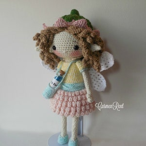 Michaela the Fairy- Amigurumi Doll Crochet Pattern PDF. - Etsy