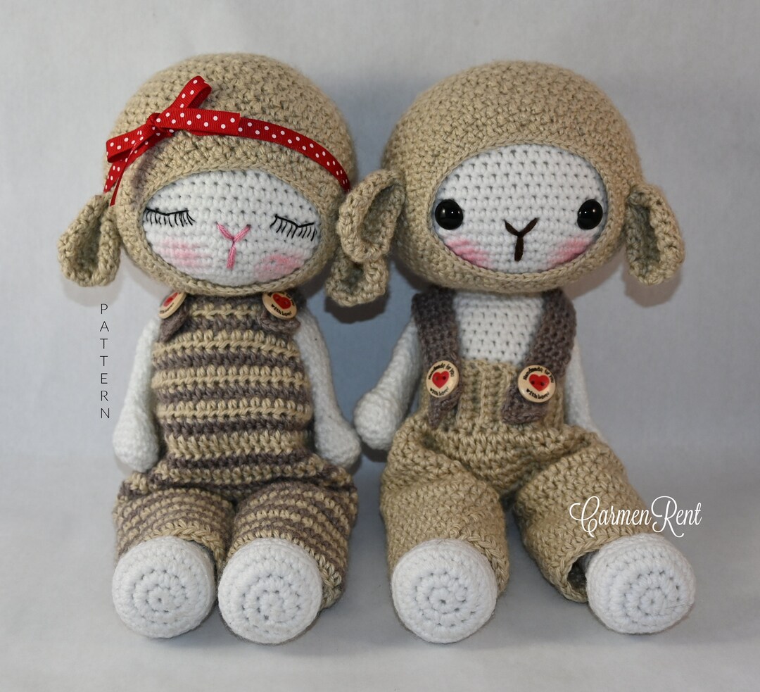Ari. the Lamb- Amigurumi Doll Crochet Pattern PDF. Removable Clothes ...