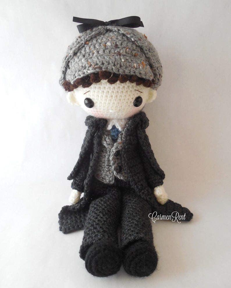 Sherlock. Amigurumi Doll Crochet Pattern - Etsy