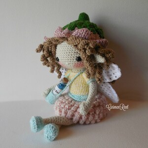 Michaela the Fairy- Amigurumi Doll Crochet Pattern PDF. - Etsy