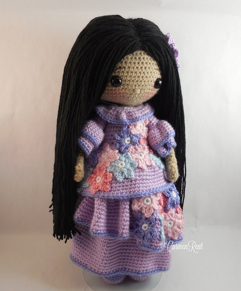 Amigurumi Unicorn Doll Crochet Pattern Pdf Removable Clothes Etsy