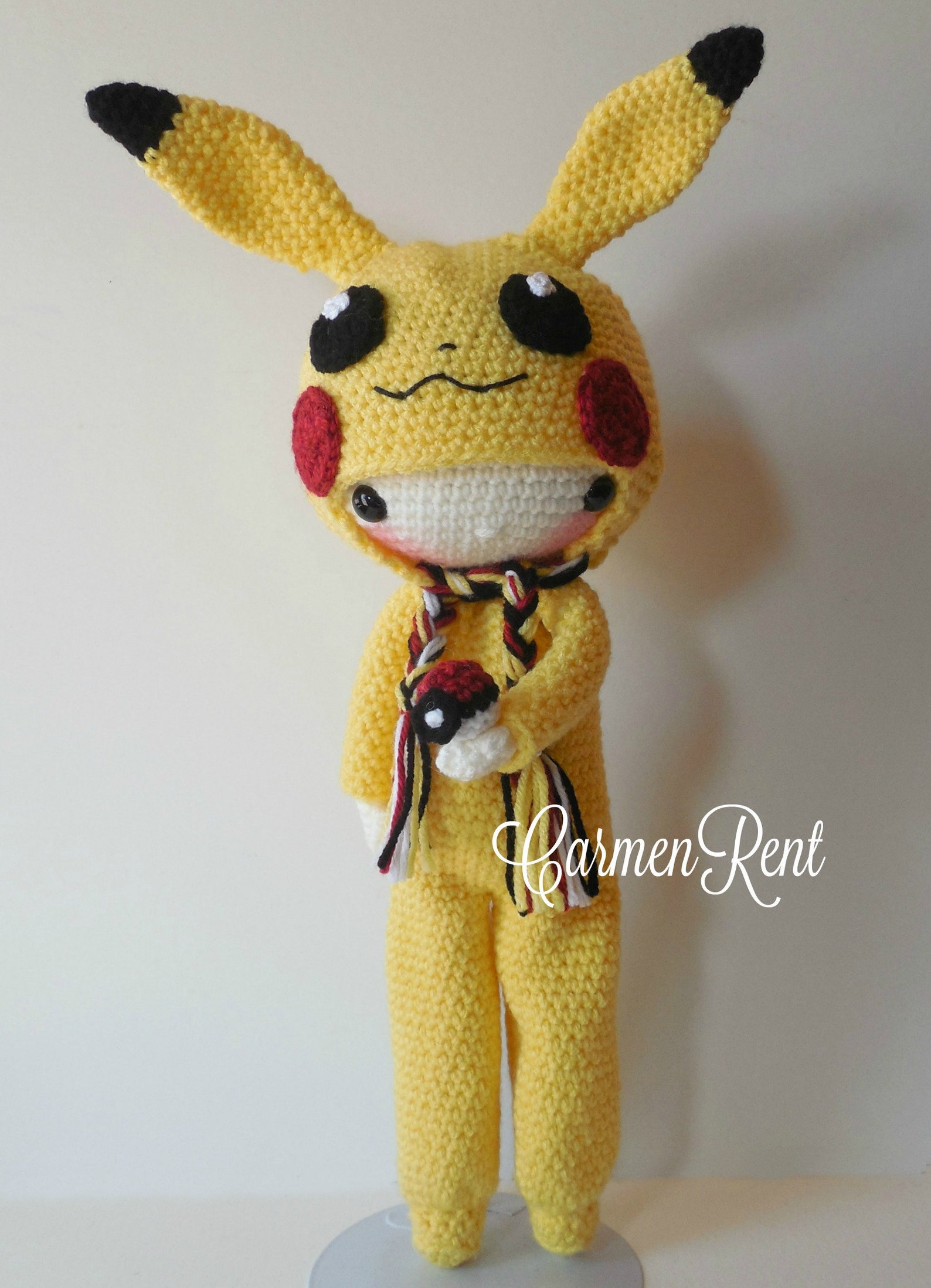 Pikachu Amigurumi Doll Crochet Pattern PDF - Etsy