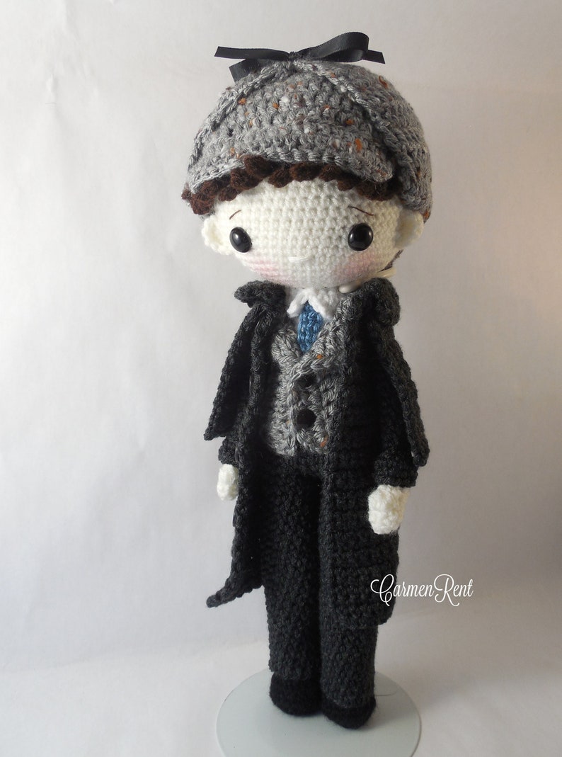Sherlock. Amigurumi Doll Crochet Pattern - Etsy