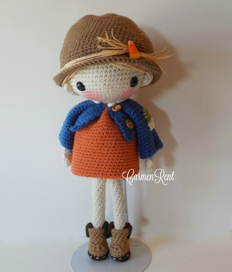 Pumpkin Jones Amigurumi Doll Crochet Pattern PDF | Etsy