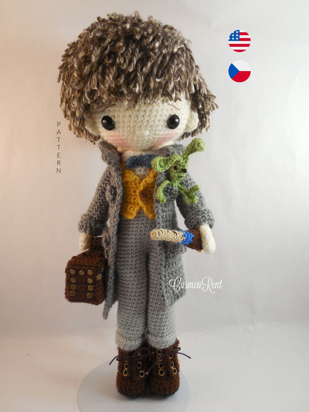 Newt-amigurumi Doll Crochet Pattern - Etsy