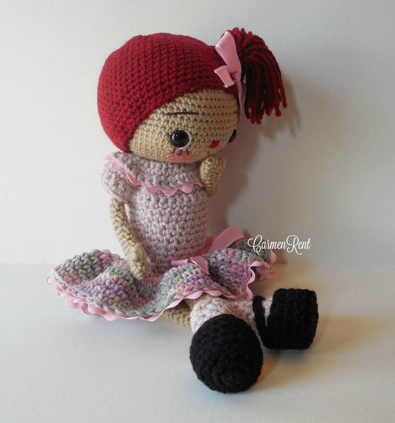 Raggedy Rita Amigurumi Doll Crochet Pattern Pdf Removable Etsy Nederland