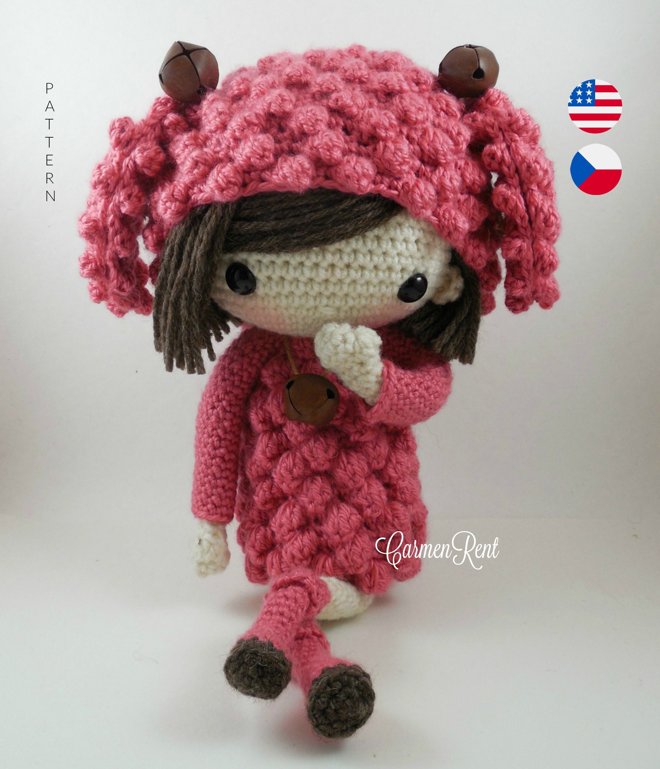 Mayte 17 Amigurumi Doll Crochet Pattern PDF | Etsy Canada