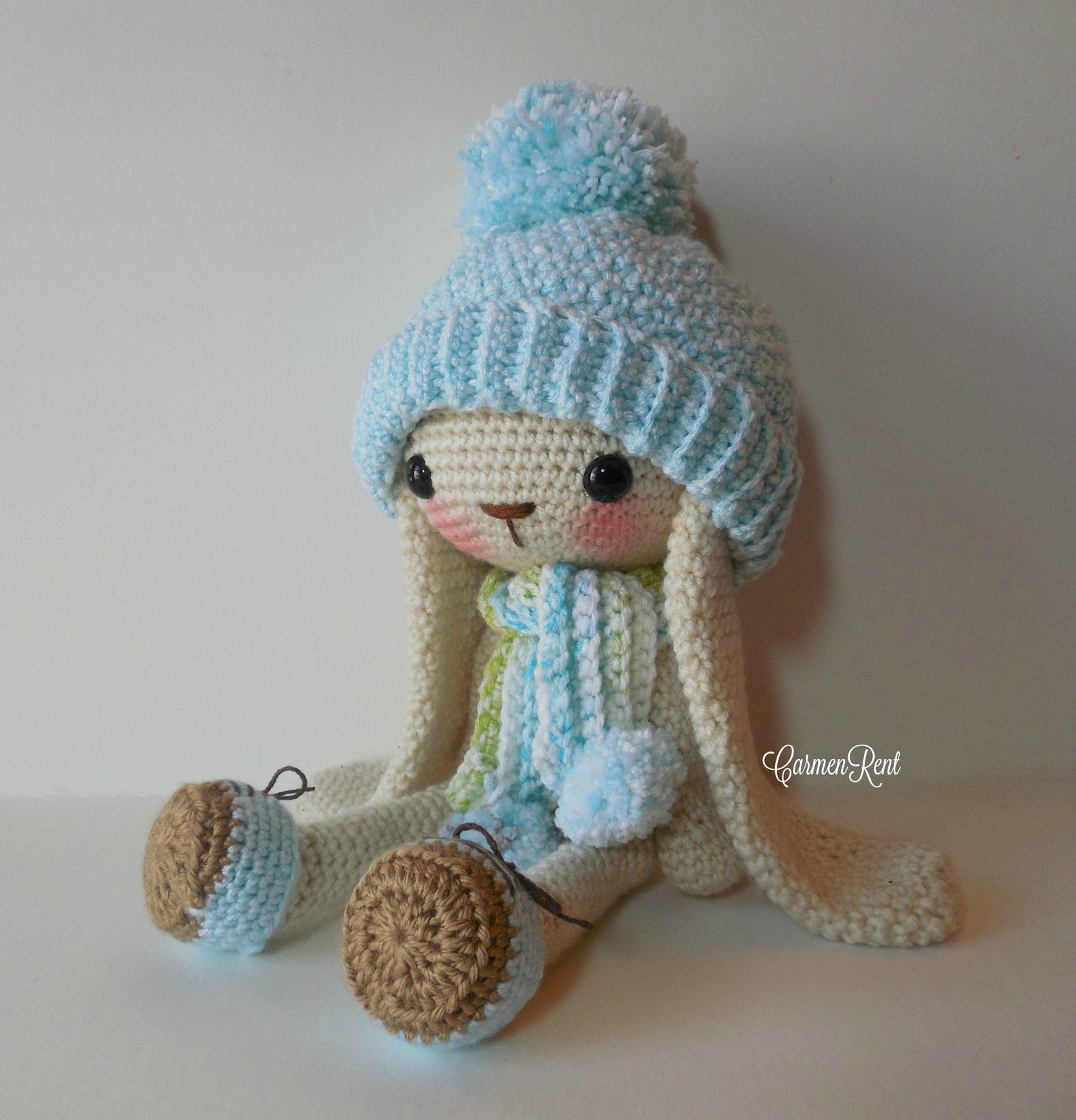 Cici and Robert. Bunny - Amigurumi Doll Crochet Pattern PDF - Etsy