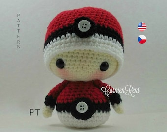 Crochet Doll Chibi Pattern - Etsy