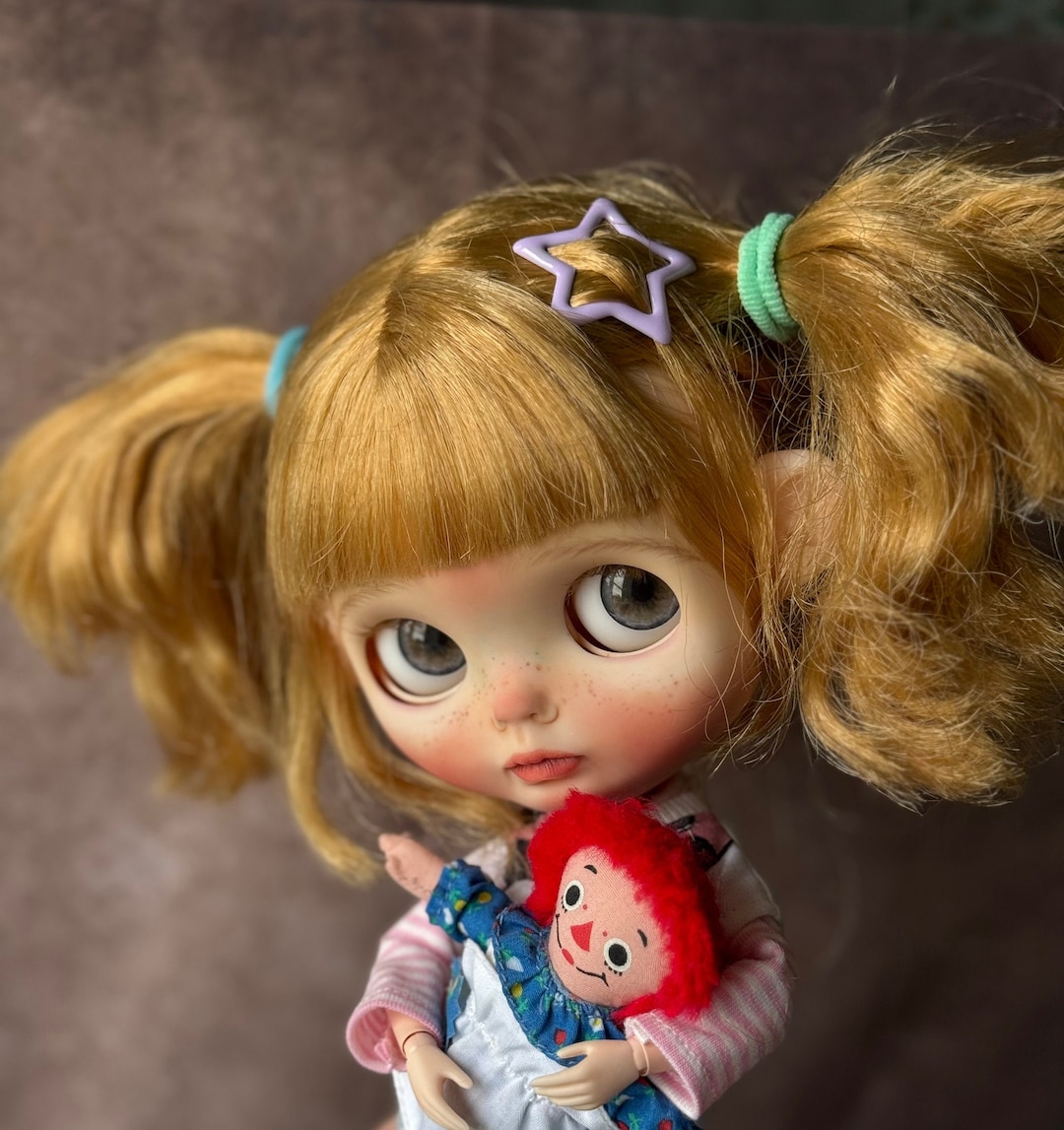 SOLD OUT—- Custom Blythe Collectible Doll Takara RBL Base on OB22 ...