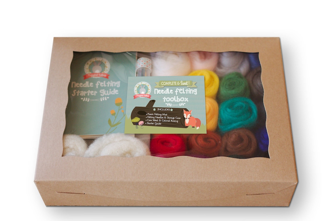 Complete Needle Felting Starter Kit| Classic Tones | Felting Tools ...