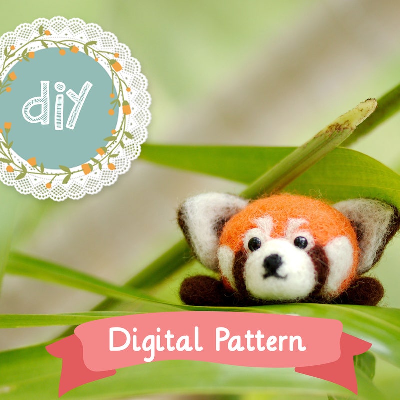 Felt Panda Pattern - Etsy
