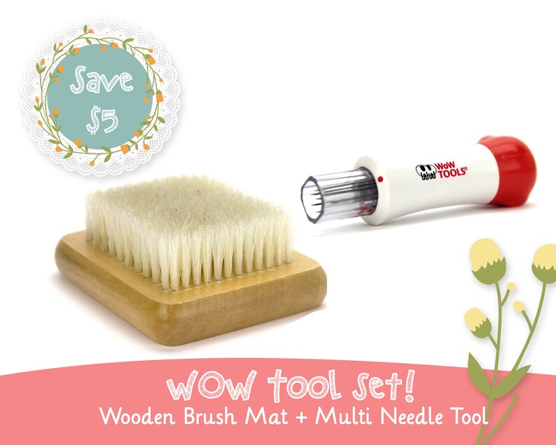 Felting Brush Mat Needle Multi-Needle Tool Combo Set Felt | Etsy