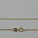 10K Solid Gold 14 Inches Box Baby Chain - Etsy