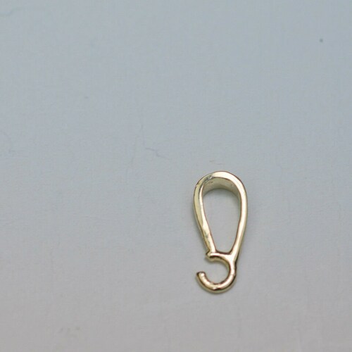 10K Solid Gold Small Size Bail - Etsy