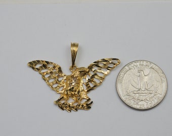 Eagle Diamond Pendant | Etsy