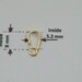 14K Solid Gold Large Size Bail - Etsy